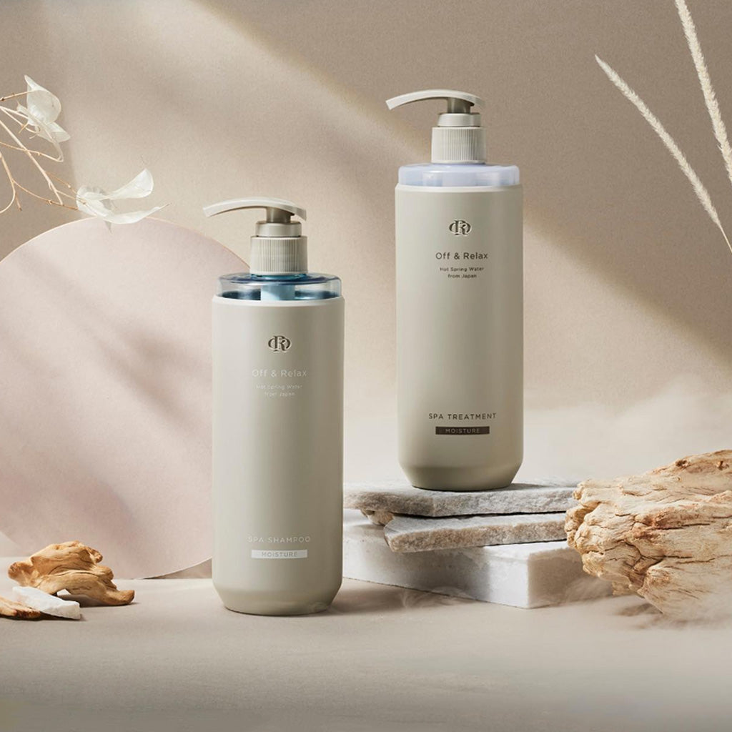 Off & Relax Hot Spring Water Spa Shampoo/Treatment-Moisture 460ml ...