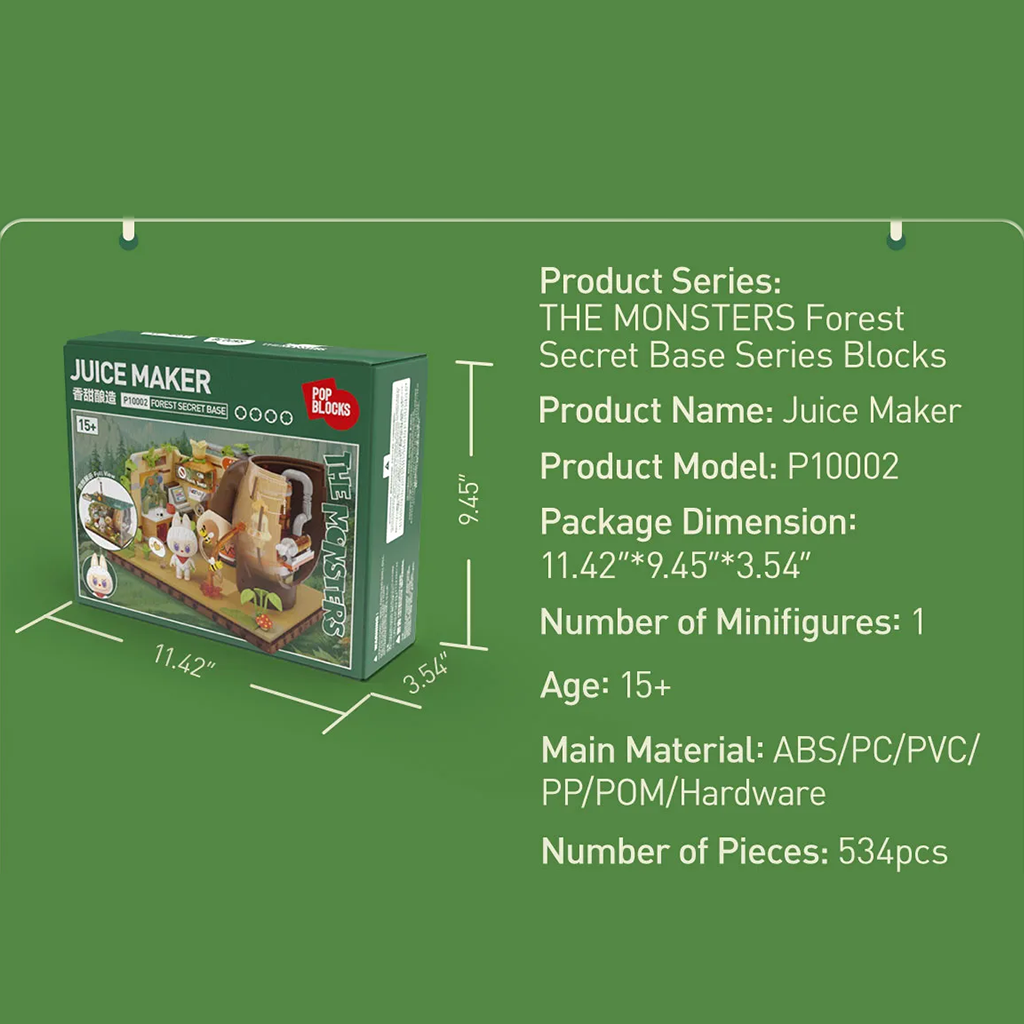 THE MONSTERS Forest Secret Base Series Blocks-Juice Maker – LAMOUR ...