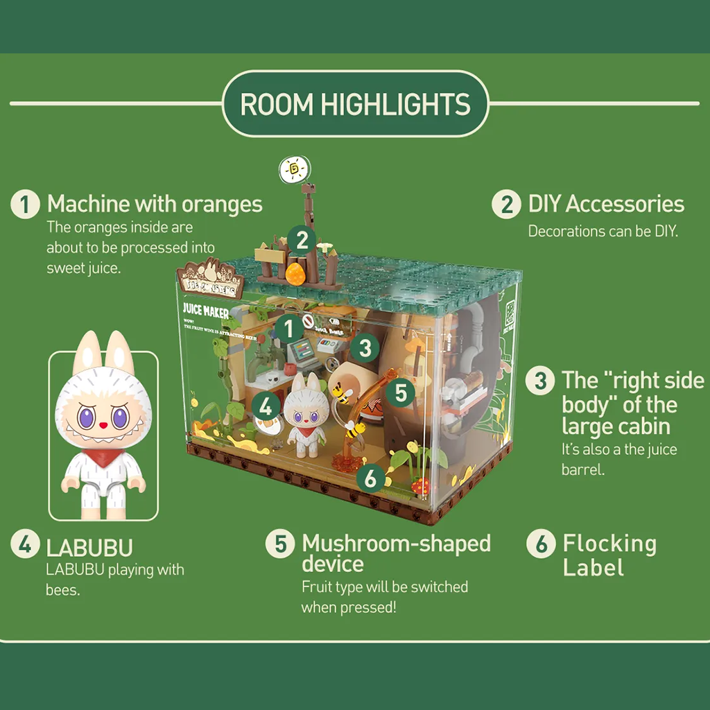 THE MONSTERS Forest Secret Base Series Blocks-Juice Maker – LAMOUR ...