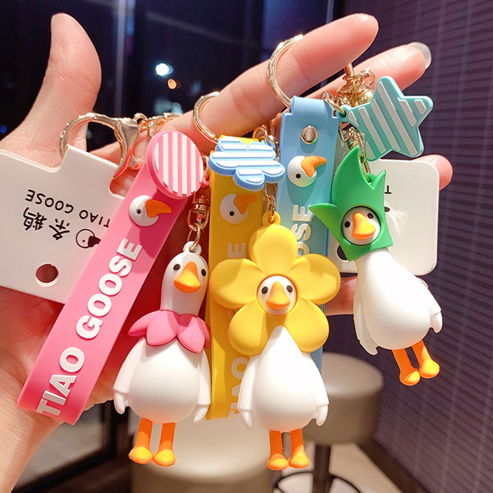 Duck Plush Keychain – LAMOUR Beauty & Life